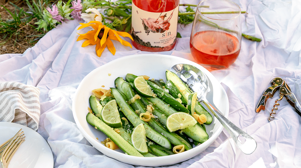 Salted Cucumber with Pickled Ginger | Trefethen Family Vineyards